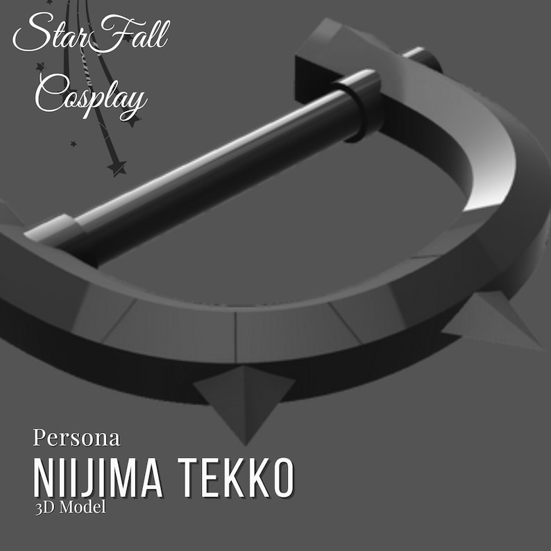 Niijima Makoto Tekko 3D Model Persona 5 - Etsy