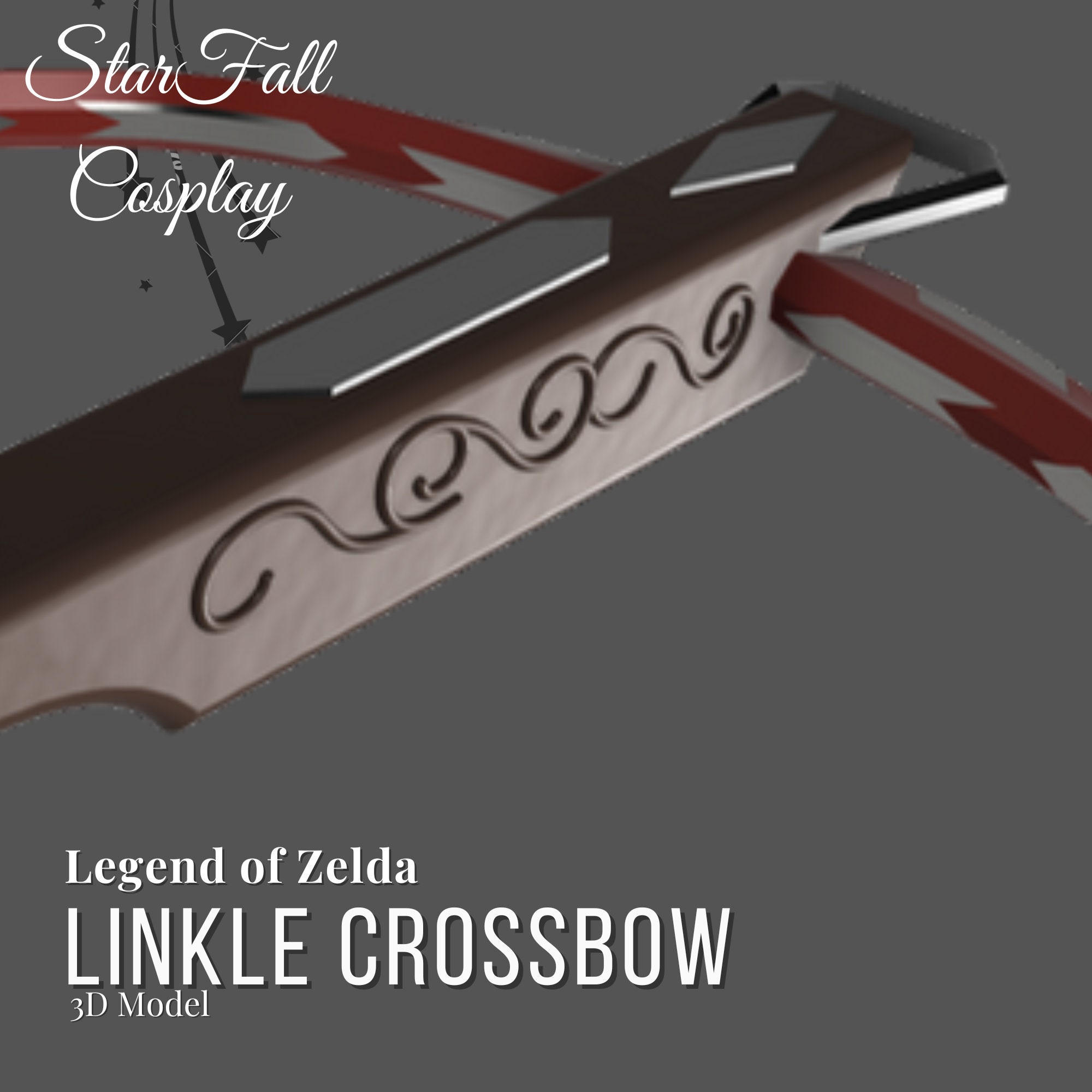 Linkle Crossbow 3D Model - Etsy
