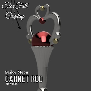 Garnet Rod Sailor Pluto 3D Model - Etsy