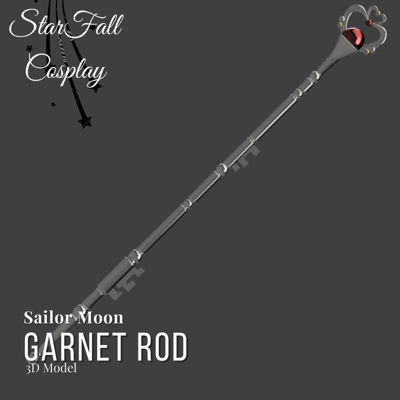 Garnet Rod Sailor Pluto 3D Model - Etsy