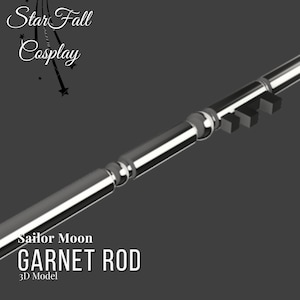Garnet Rod Sailor Pluto 3D Model - Etsy
