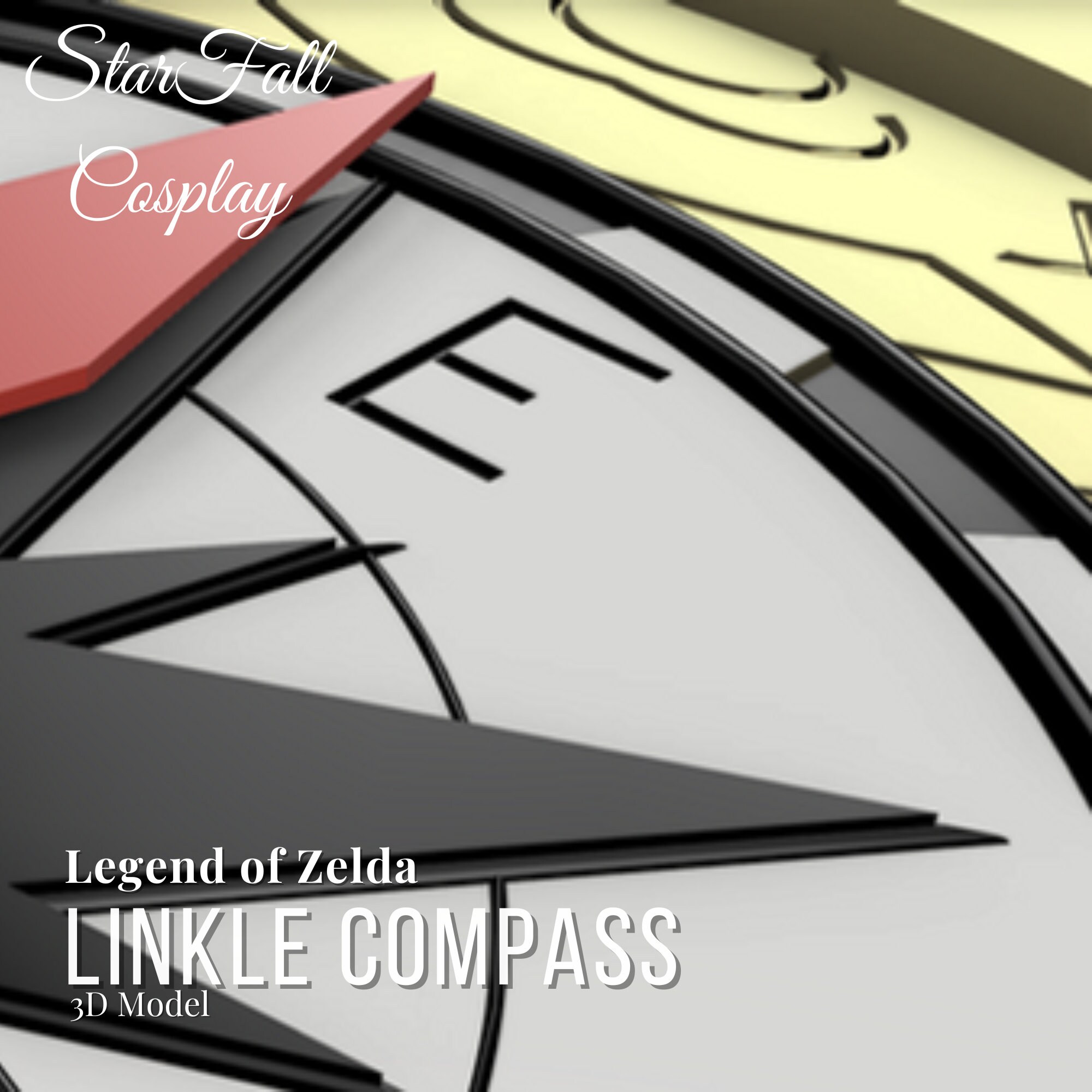 Linkle Compass 3D Model - Etsy
