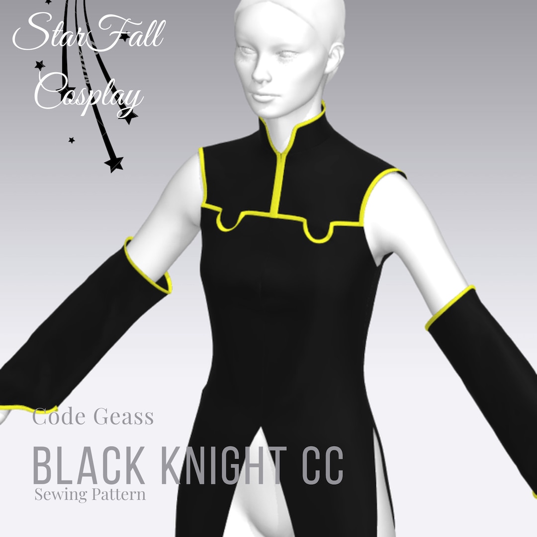 Black Knight Cc Sewing Pattern - Etsy