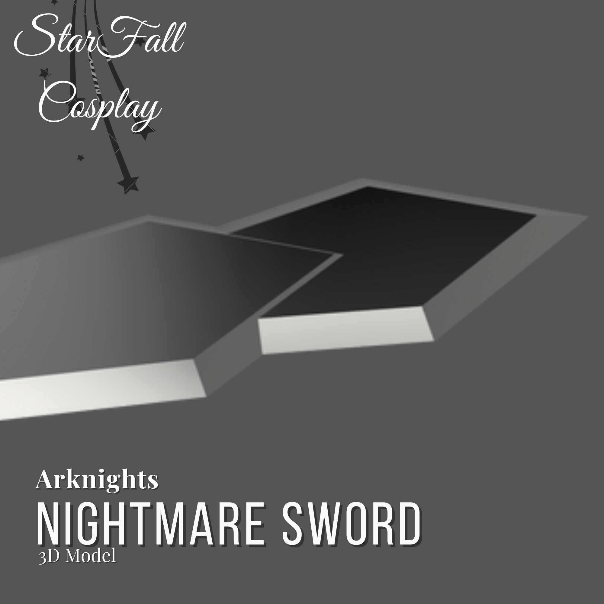Nightmare Sword 3D Model Arknights - Etsy