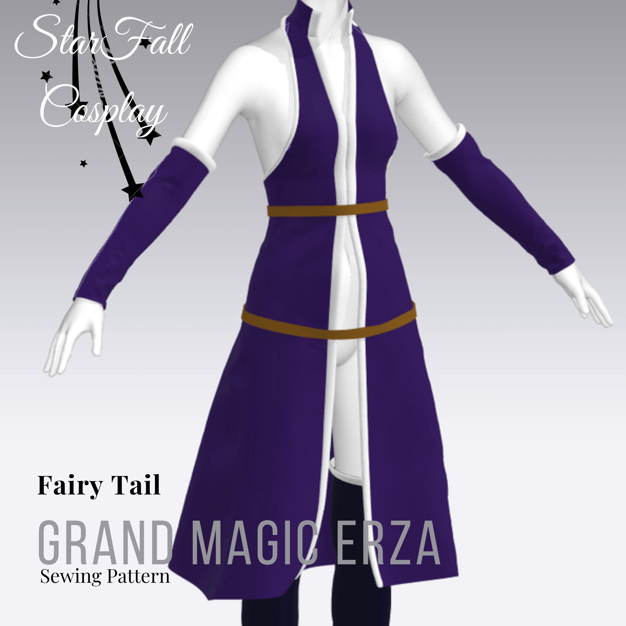 Grand Magic Erza Sewing Pattern - Etsy