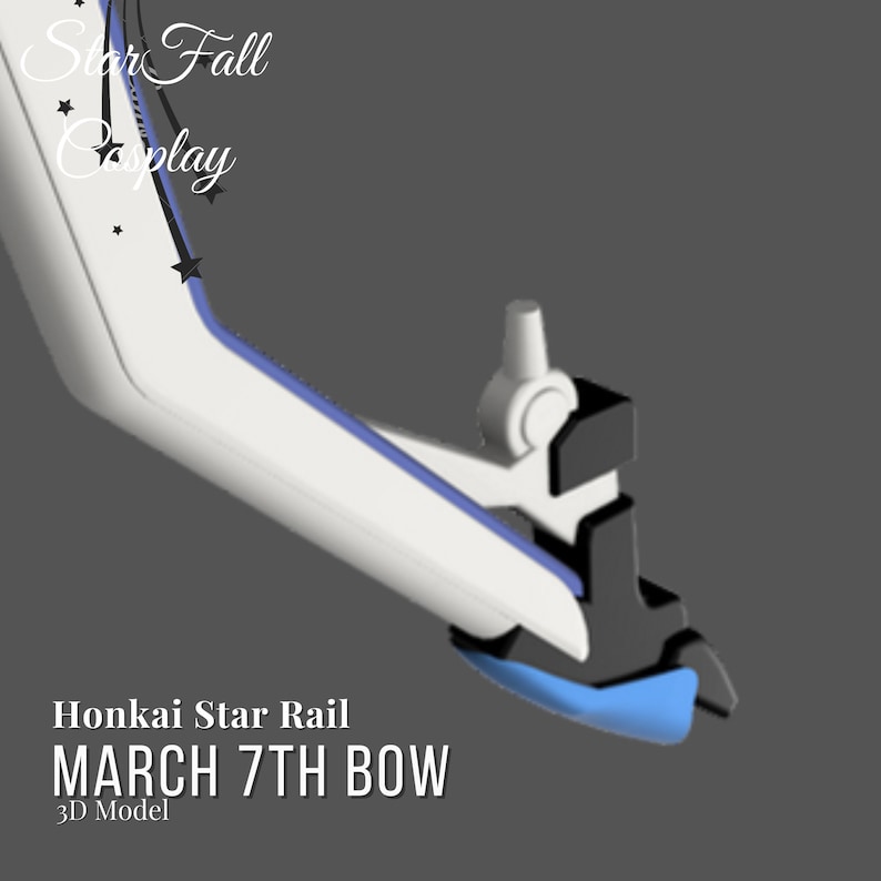 March 7th Bow 3D Model Honkai Impact - Etsy