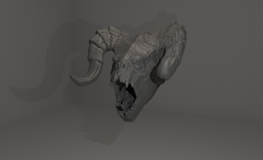 Deathclaw Life Size Head 3D Model for 3D Printing - Etsy