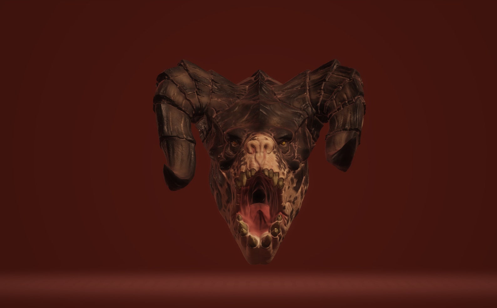 Deathclaw Life Size Head 3D Model for 3D Printing - Etsy