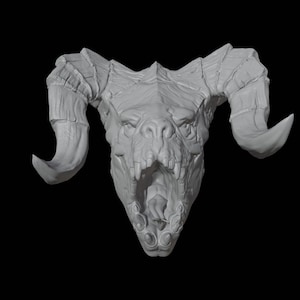 Deathclaw Life Size Head 3D Model for 3D Printing - Etsy