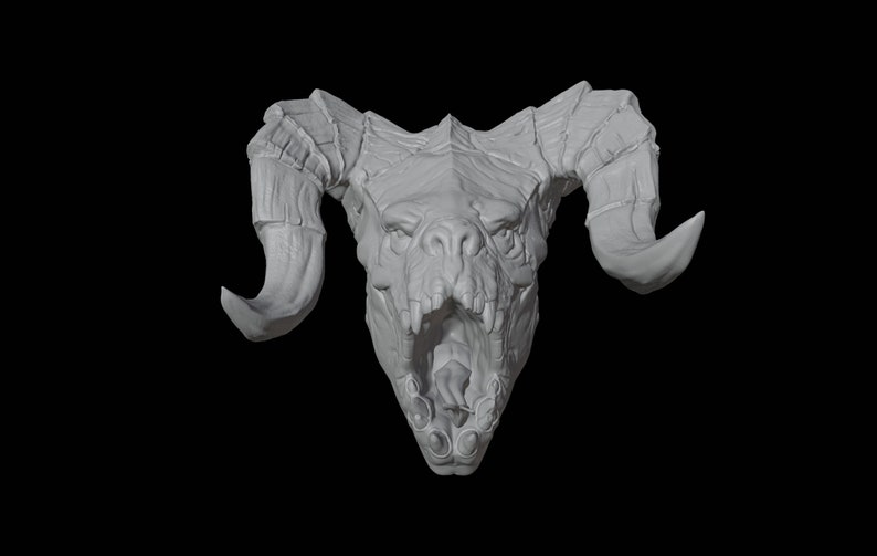 Deathclaw Life Size Head 3D Model for 3D Printing - Etsy
