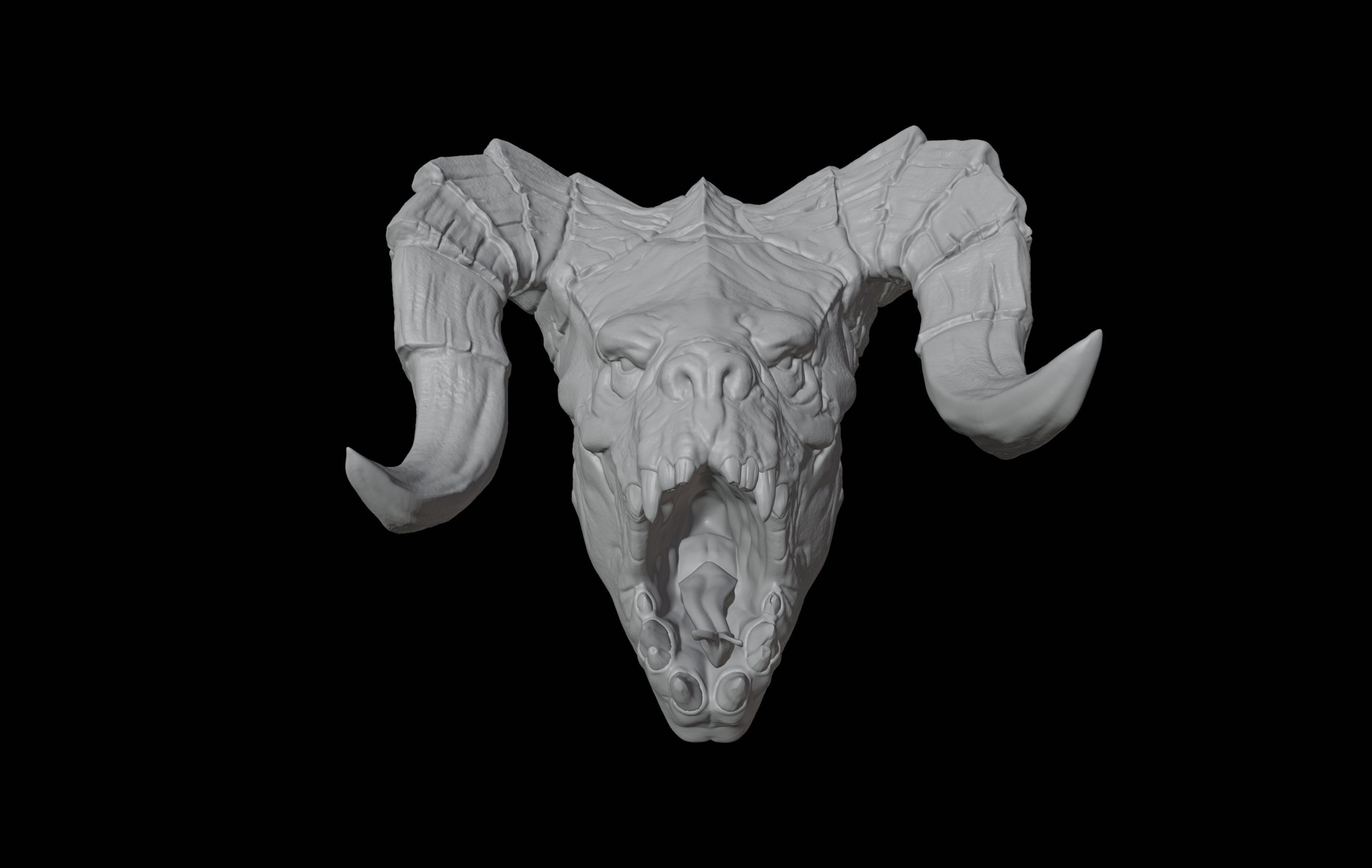 Deathclaw Life Size Head 3D Model for 3D Printing - Etsy