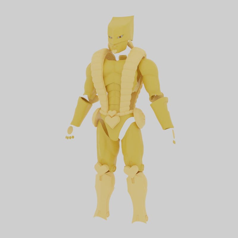 Star Platinum 3d - Etsy