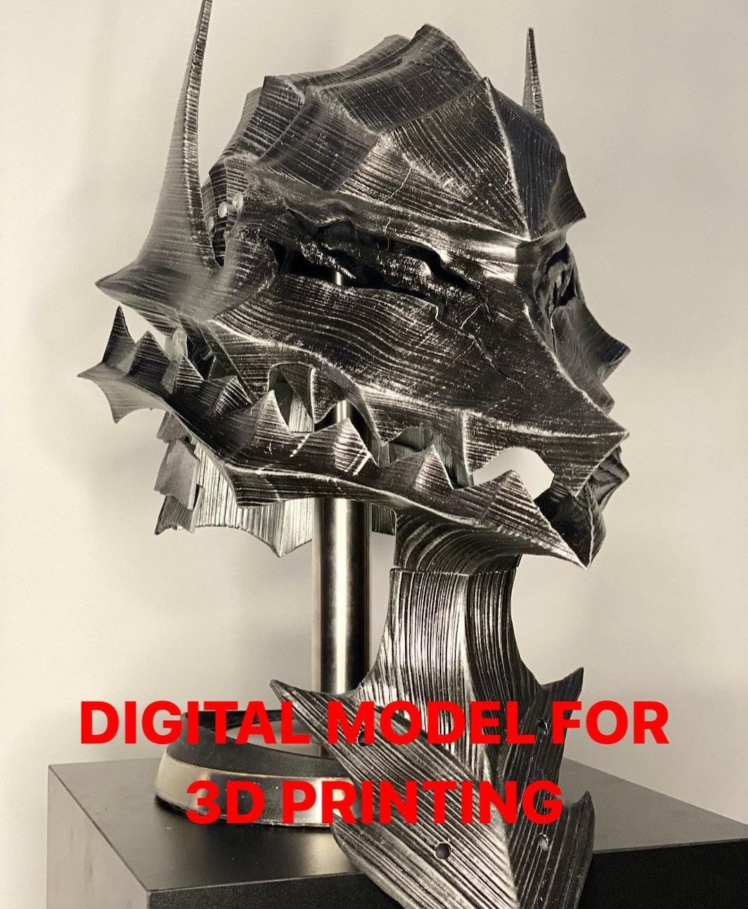 Gut's Berserker Helmet Manga Accurate 3D Model Fan Art for Cosplay and ...