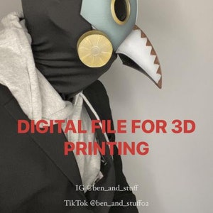 Anime Accurate Violence Mask 3D Model Fan Art for Cosplay - Etsy