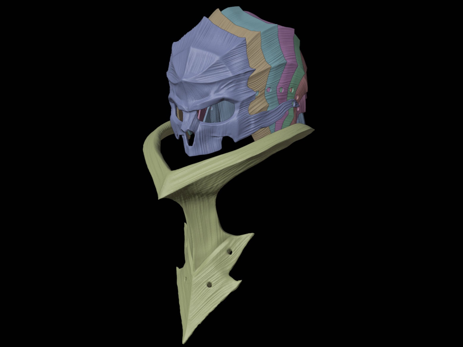 Gut's Berserker Skull Helmet Manga Accurate 3D Model for Fan Art for ...