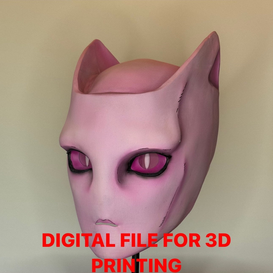 Killer Stand Mask 3D Model Fan Art for Cosplay - Etsy