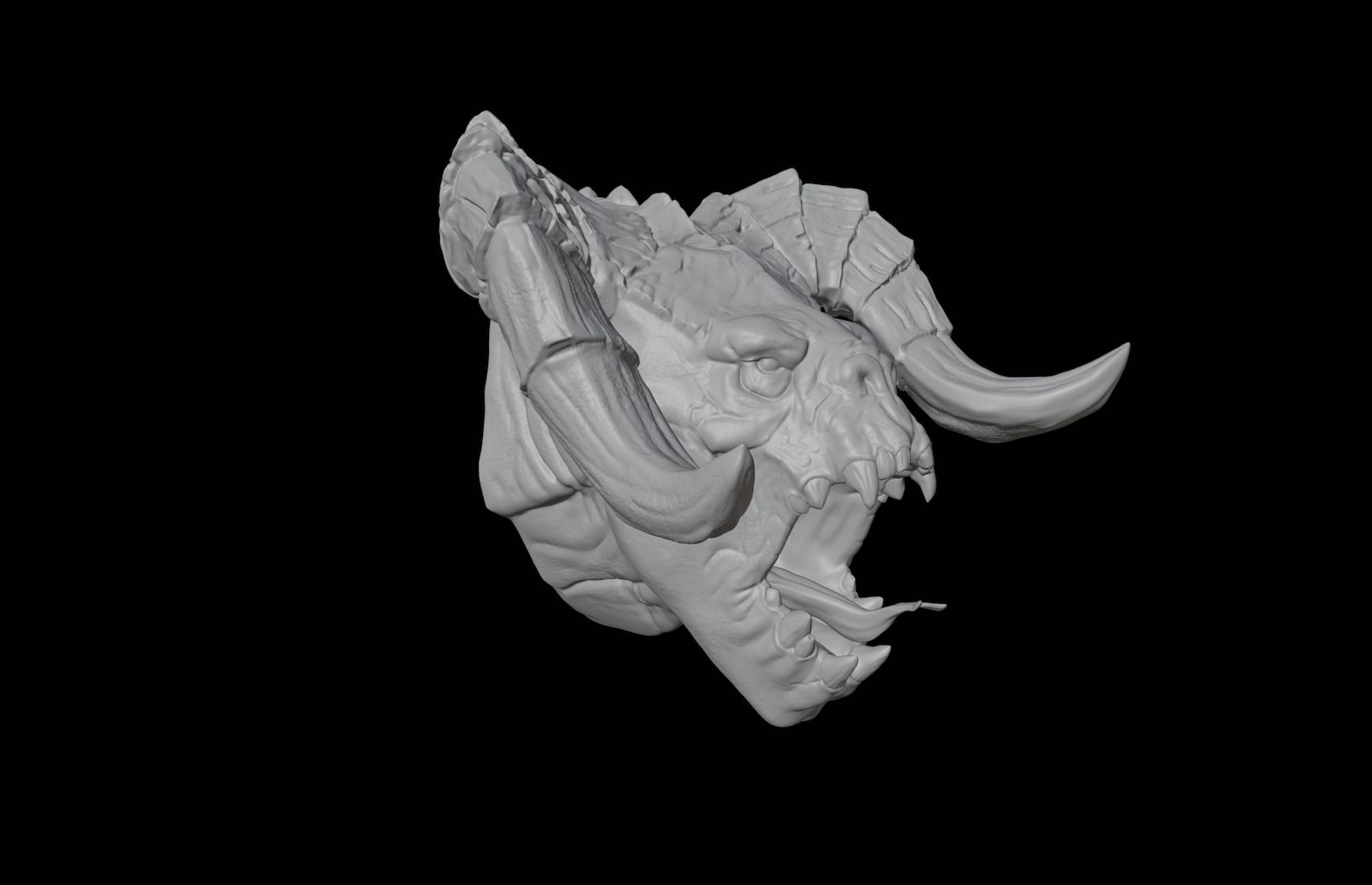Deathclaw Life Size Head 3D Model for 3D Printing - Etsy