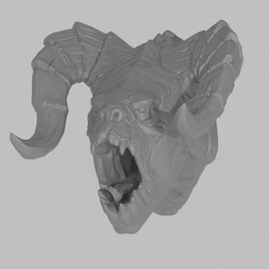 Deathclaw Life Size Head 3D Model for 3D Printing - Etsy