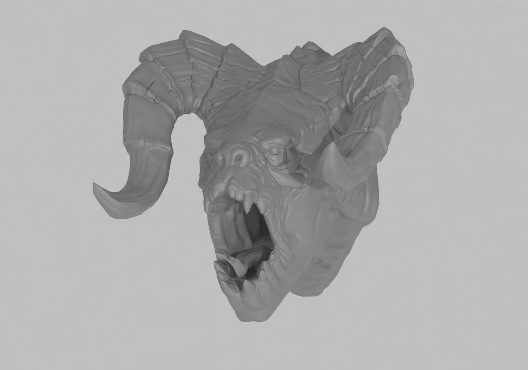 Deathclaw Life Size Head 3D Model for 3D Printing - Etsy