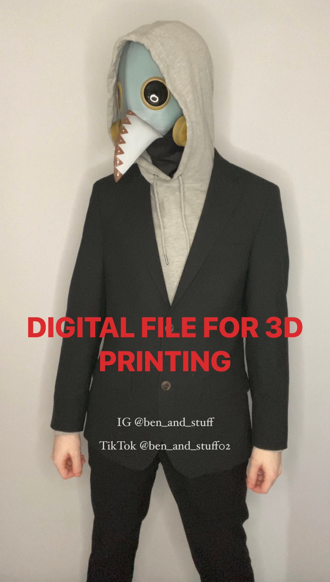 Anime Accurate Violence Mask 3D Model Fan Art for Cosplay - Etsy