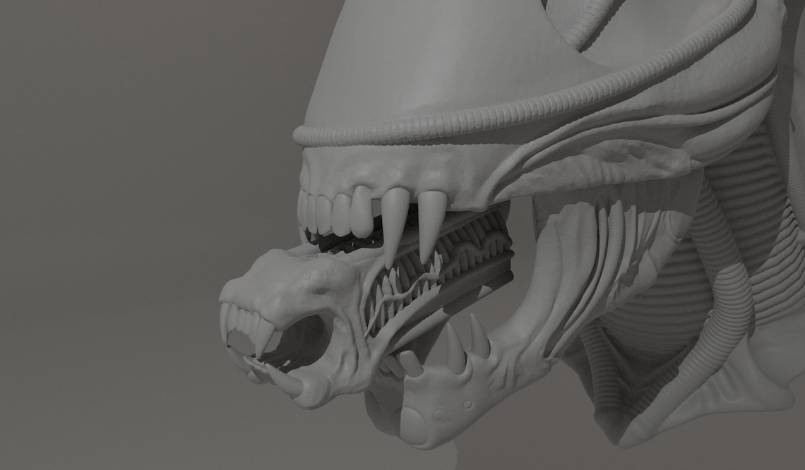 Aliens 1986 Screen Accurate Alien Warrior Head High Detail - Etsy
