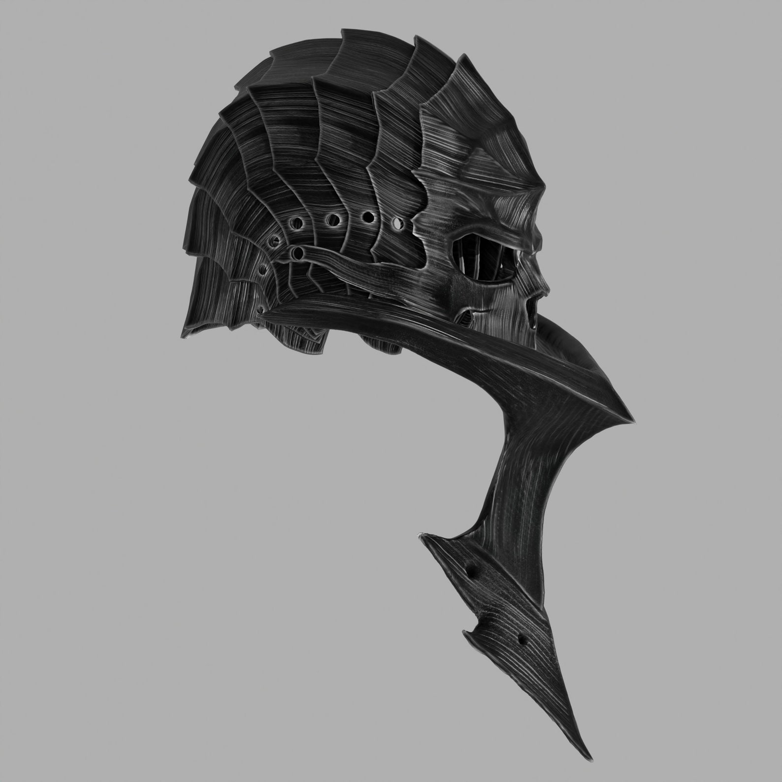 Gut's Berserker Skull Helmet Manga Accurate 3D Model for Fan Art for ...