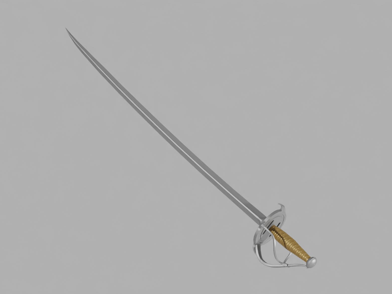 Griffith's Golden Age Sword Manga Accurate 3D Model Fan Art for Cosplay ...