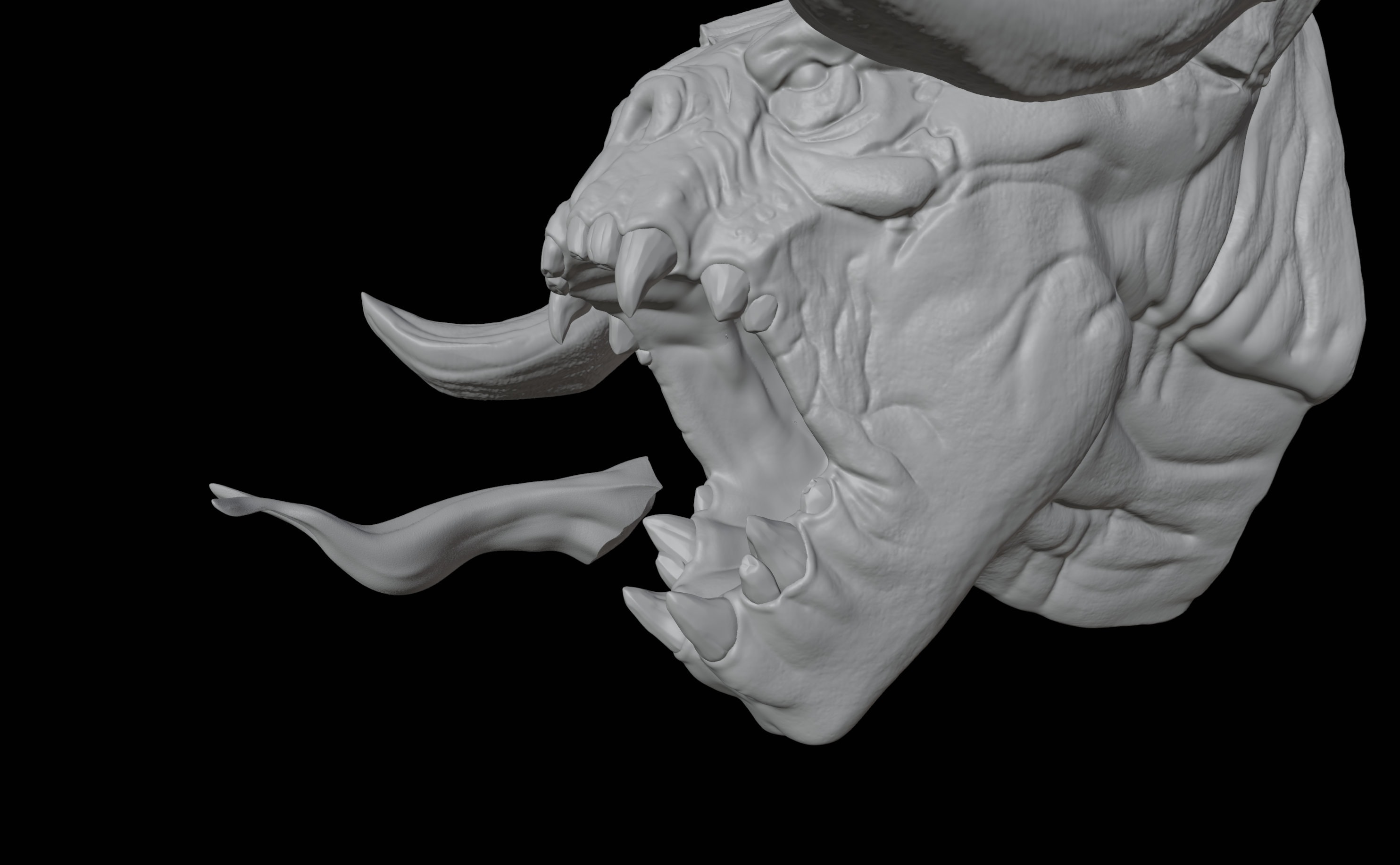 Deathclaw Life Size Head 3D Model for 3D Printing - Etsy