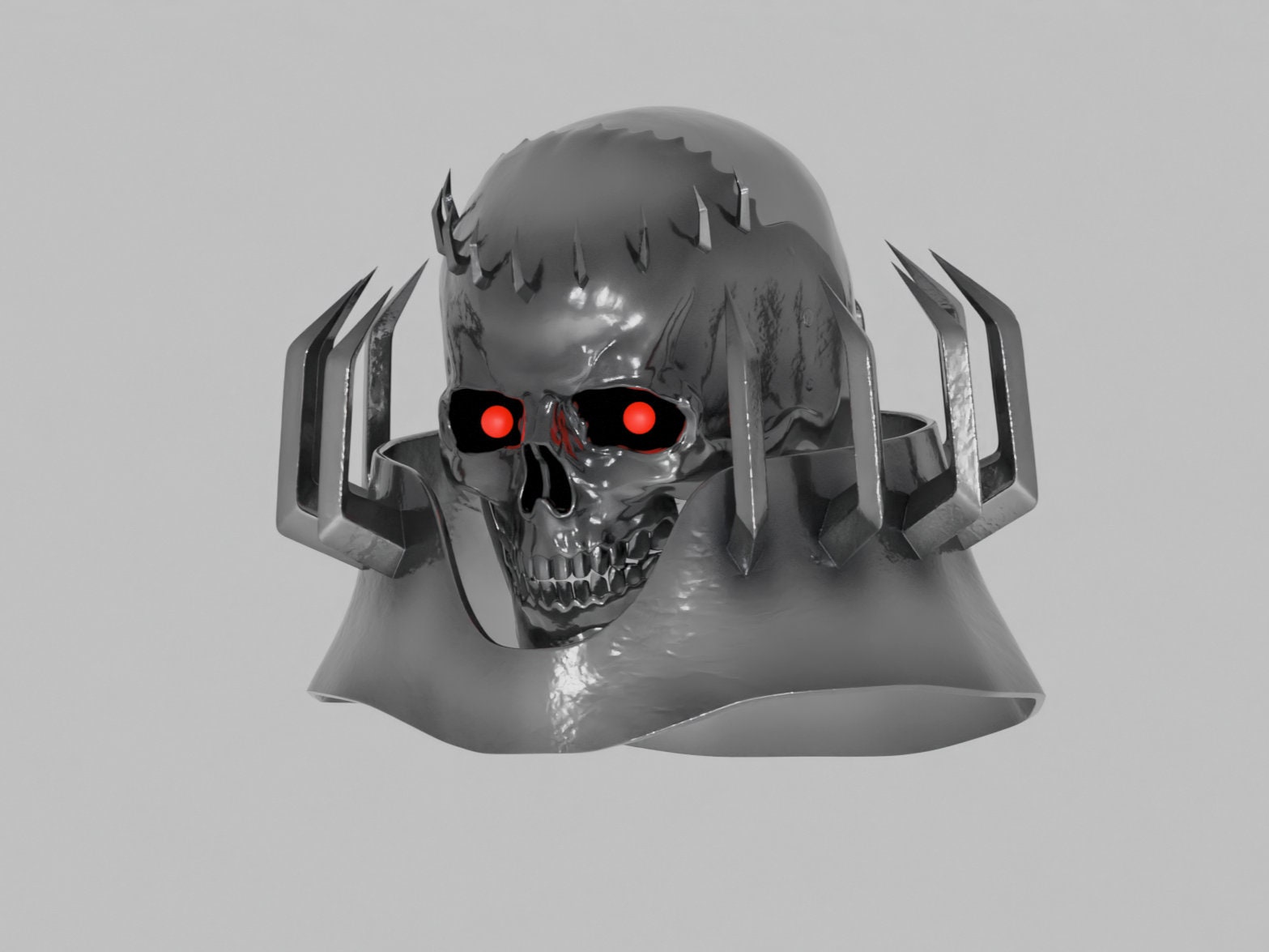 Skull Knight Helmet Manga Accurate 3D Model Fan Art for Cosplay - Etsy