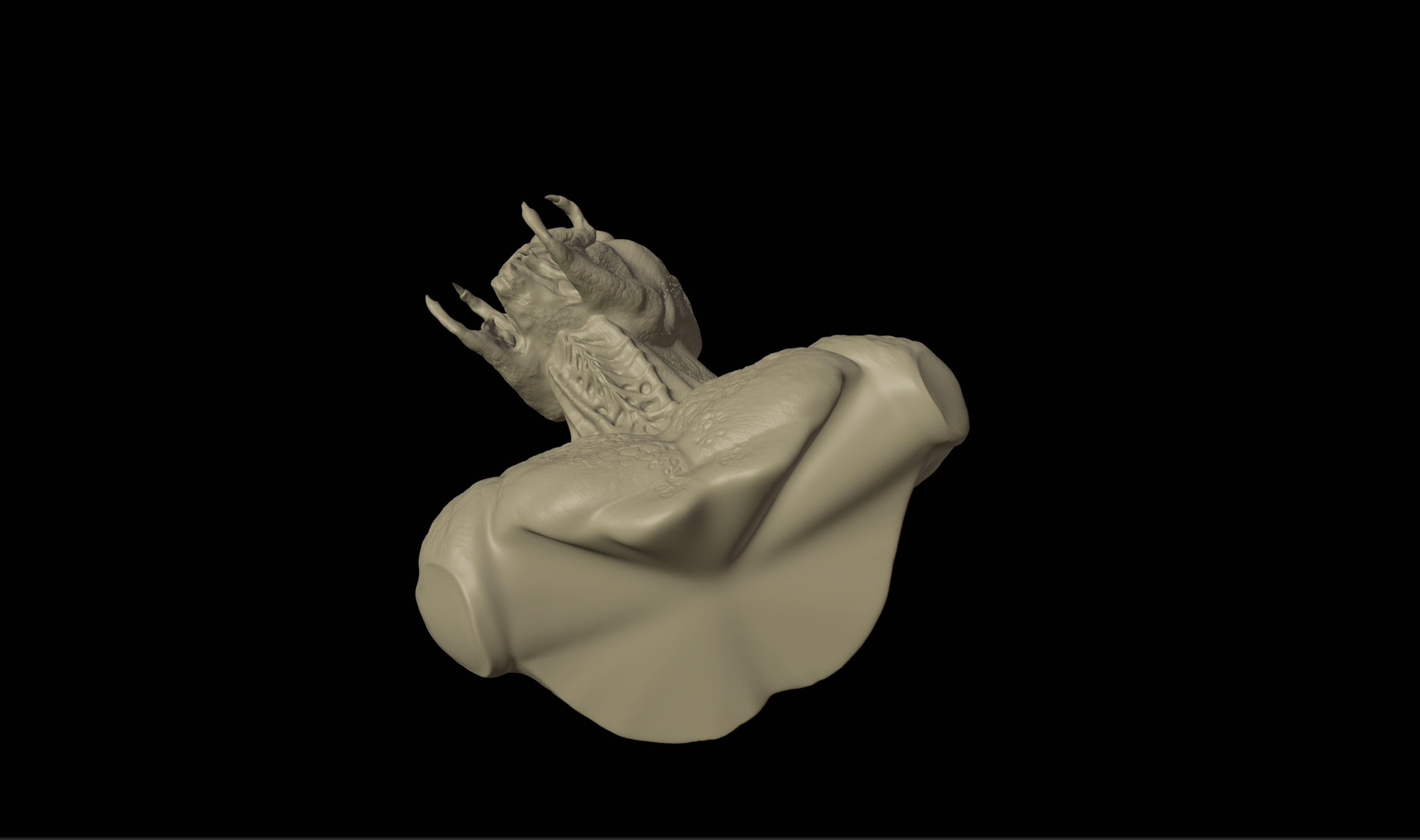 Feral Predator Life Size High Detail Bust 3D Model - Etsy