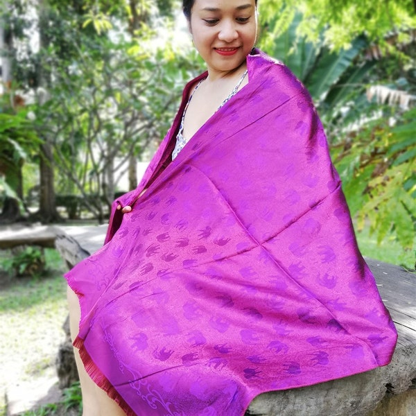 Thai Silk Scarf - Etsy