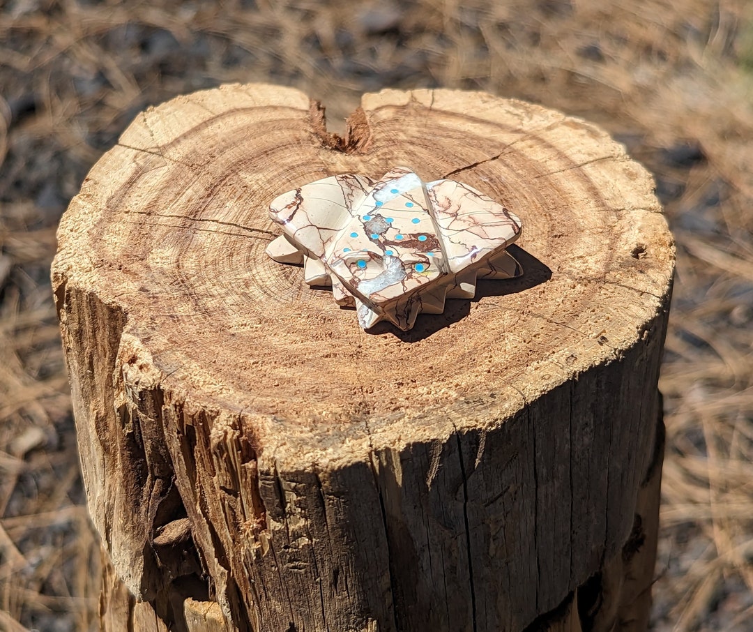 Native American Arts Zuni Animal Fetish Carving FROG Handmade by Zuni ...