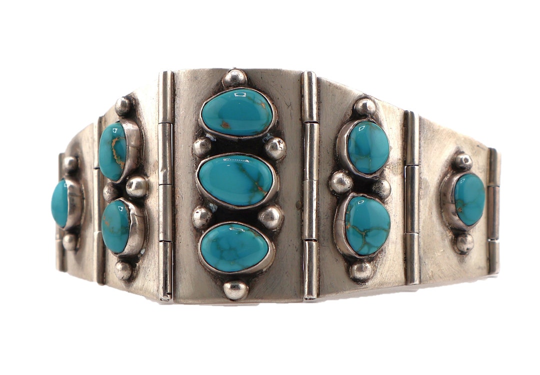Vintage Handcrafted Native American Link Bracelets: Authentic Artistry ...