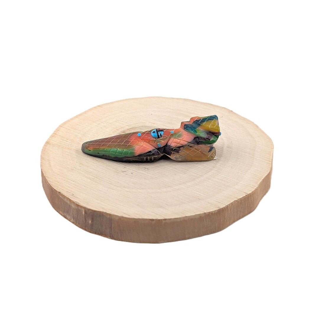 Native American Zuni Spirit Animal Fetish Lizard Handmade Totem ...