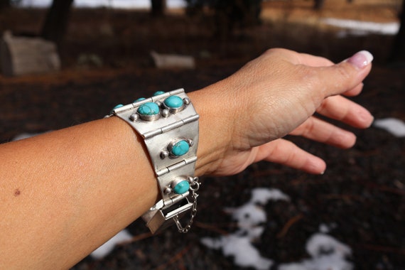 Vintage Handcrafted Native American Link Bracelets: A… - Gem