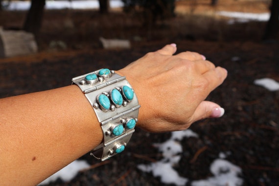 Vintage Handcrafted Native American Link Bracelets: A… - Gem