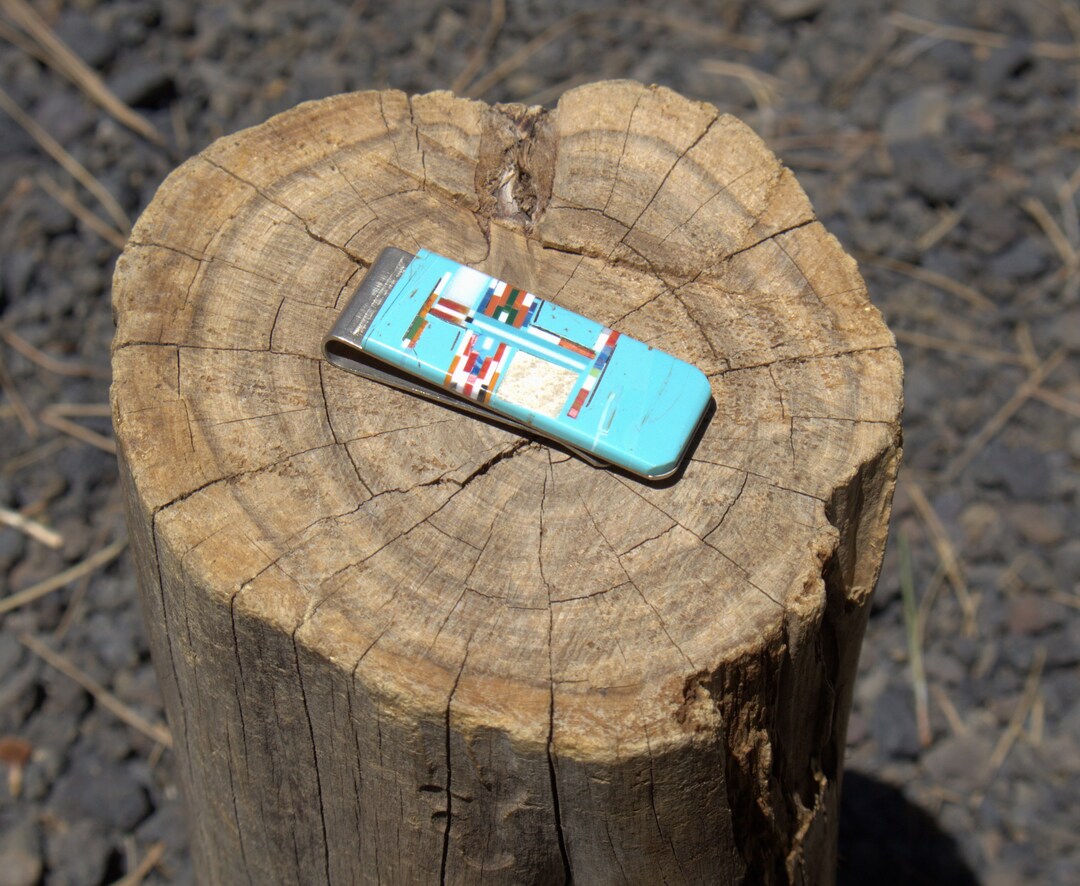 Native American Money Clip Made of Sterling Silver Handmade Artistic ...