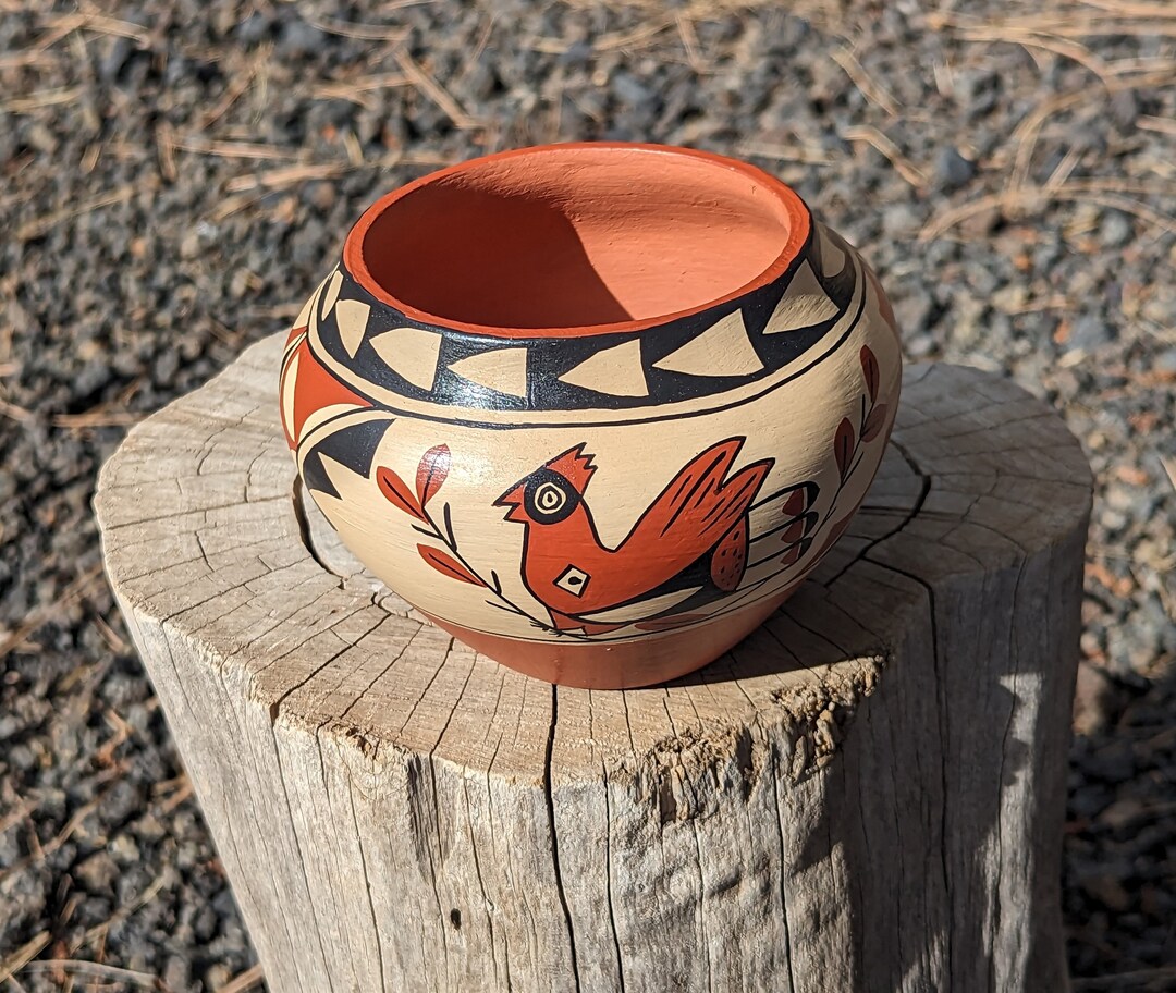 Jemez Handmade Pottery Authentic Native American Ceramic Pottery Signed ...