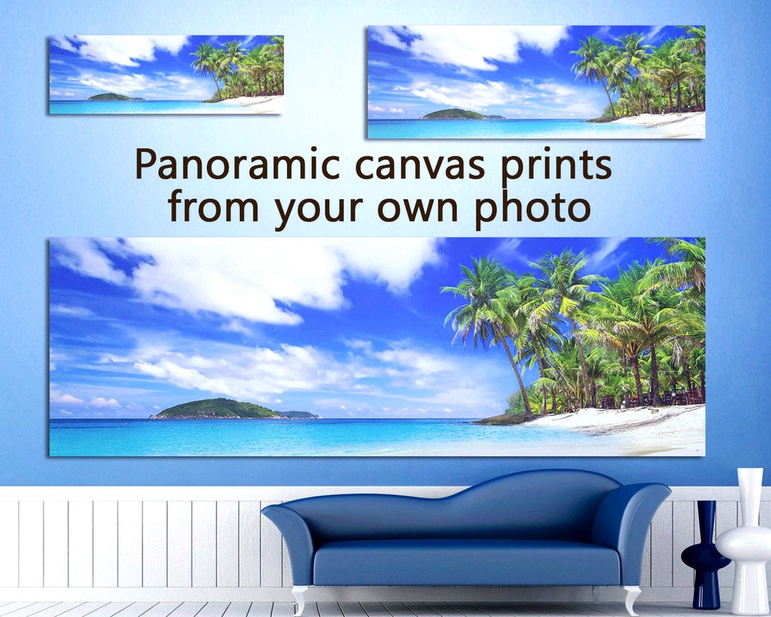 Panoramic Canvas Print: Photos on Panoramic Size Frame - Sizes ...