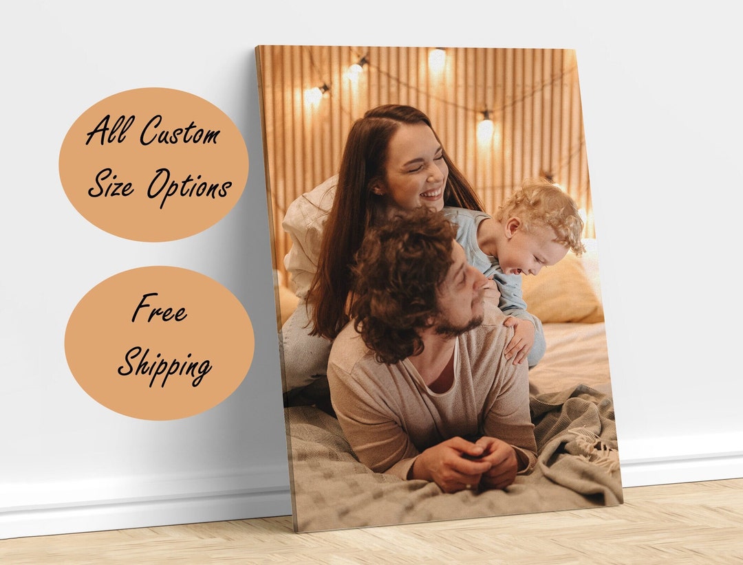 Turn Your Photos on Canvas, Any Custom Size Canvas Print From Your ...
