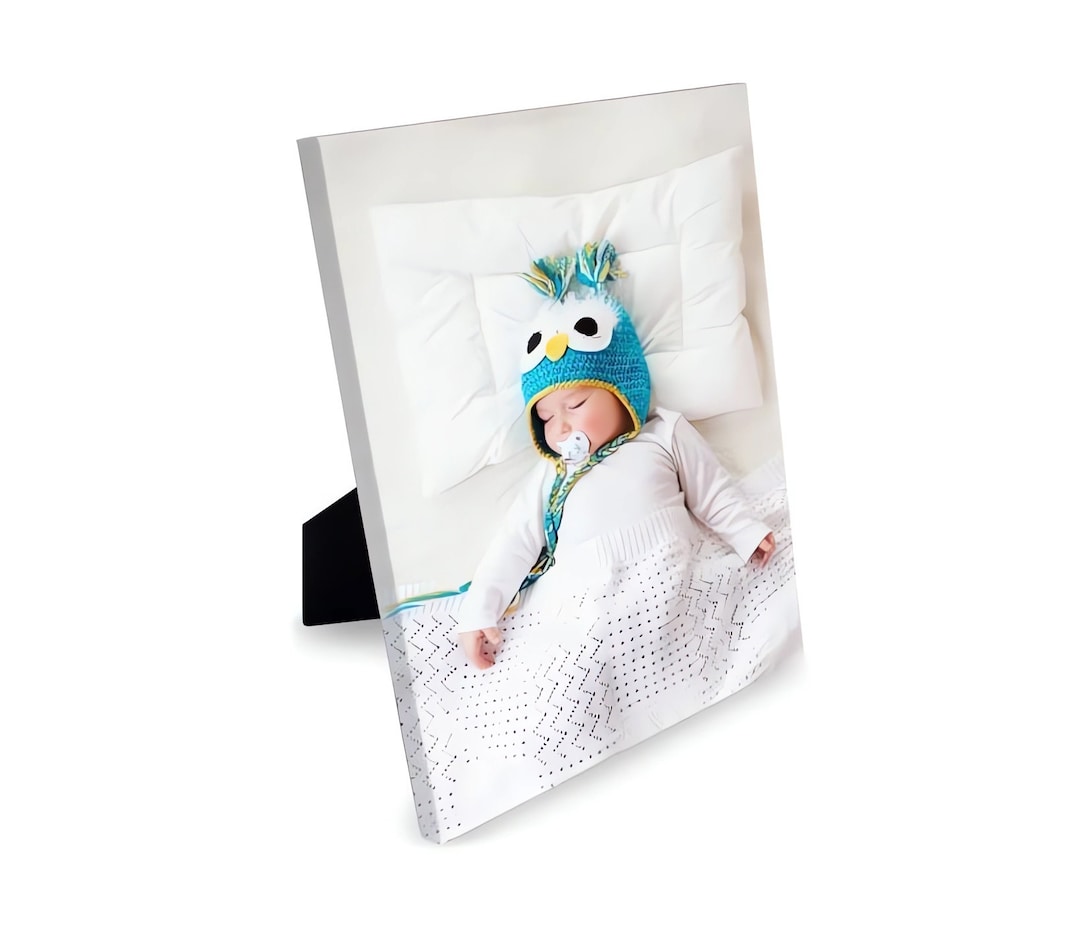 Desk Canvas Print for Table Top: Canvas Print With Stand, Personalized ...