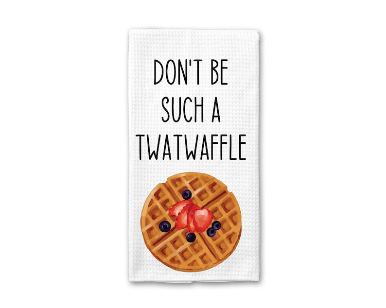 Twatwaffle and Cuntcake Kitchen Towel|funny Towel|adult Humor ...