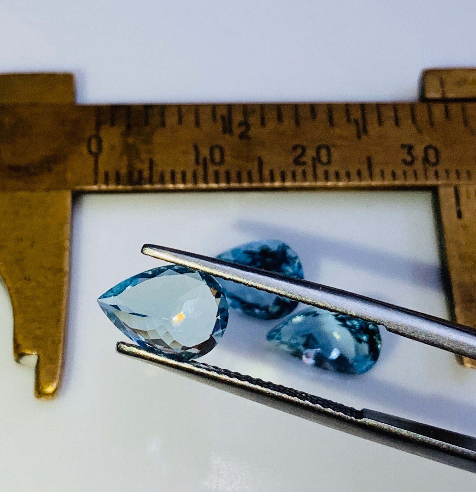 7x10mm Excellent Cut Deep Blue Natural Aquamarine Gemstone - Etsy