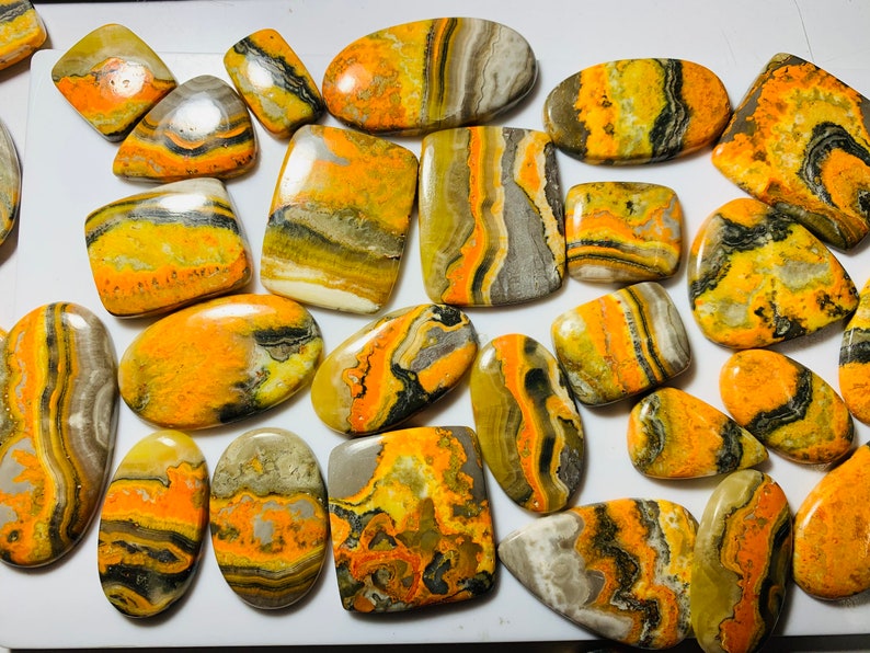 Bumble Bee Jasper Lot Amazing Bumble Bee Cabs Wholesale Lot - Etsy