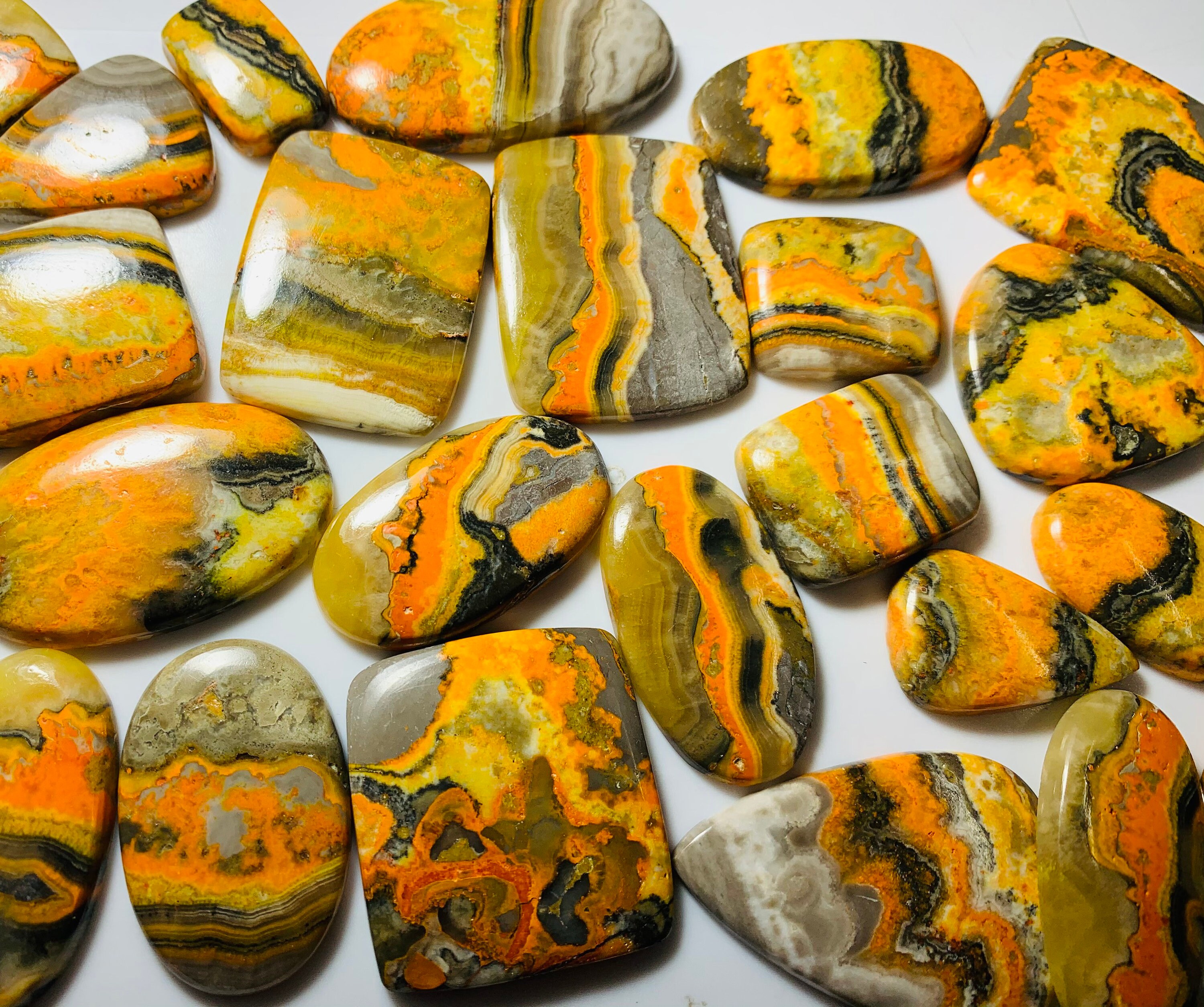 Bumble Bee Jasper Lot Amazing Bumble Bee Cabs Wholesale Lot - Etsy