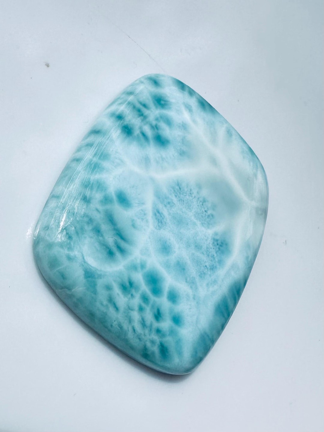 SALE! Amazing Texture Larimar Gemstone Cab, AAA Quality Larimar Cab ...