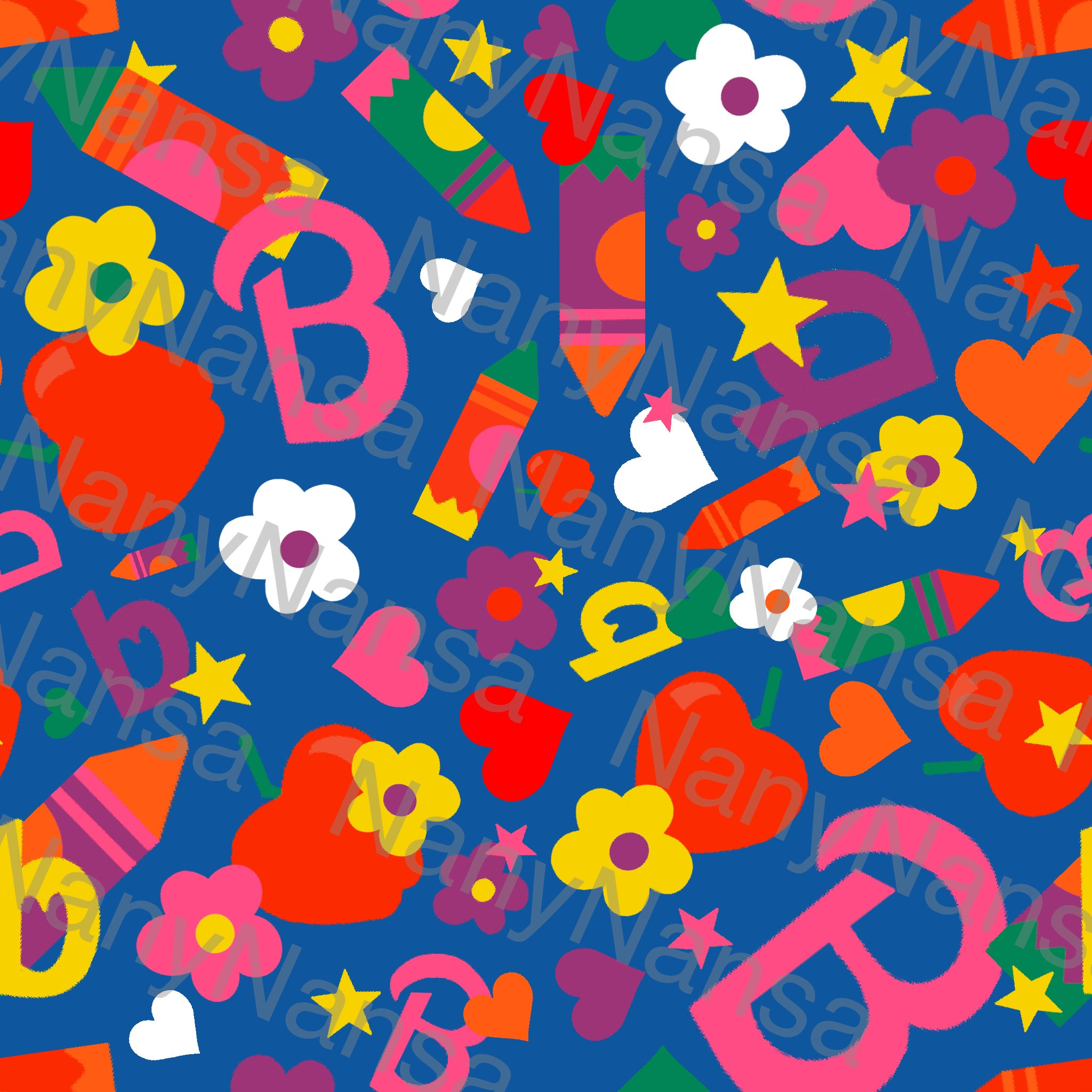 Seamless barbie Pattern PDF - Etsy