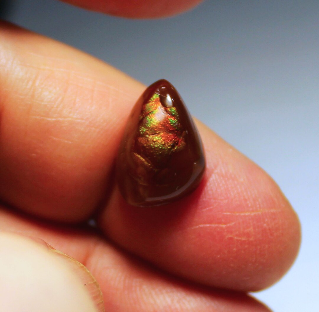 ARIZONA FIRE AGATE – Slaughter Mountain – 17 X 12 Mm Freeform – Vintage ...