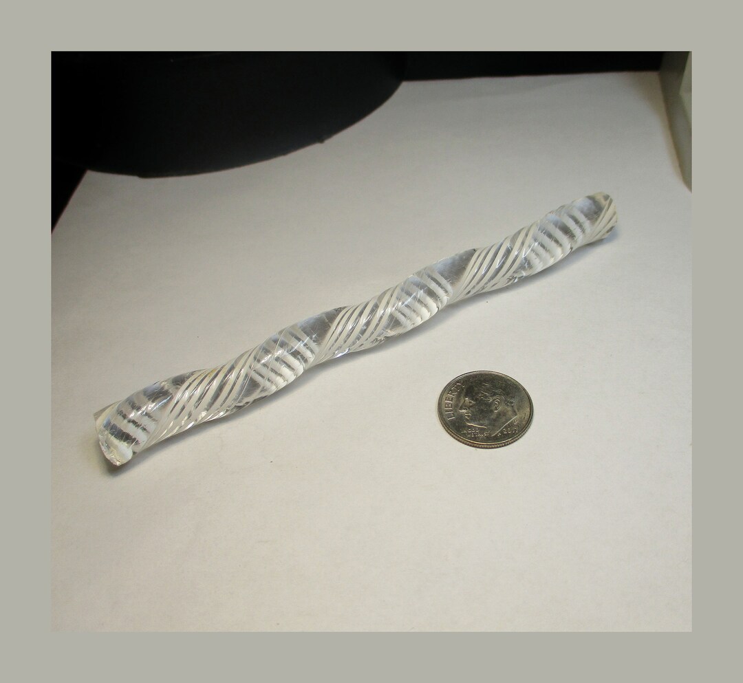 HARRY POTTER WAND – Antique Sandwich Glass Pre-1900 – 120 X 11 Mm ...