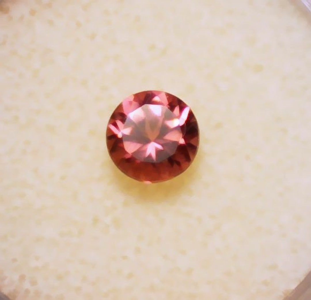 MEDIUM PINK TOURMALINE – 6 Mm Round – German Cut - Natural and ...